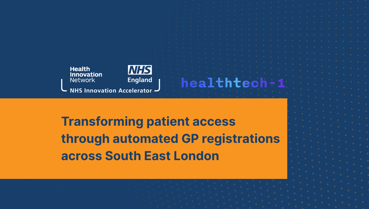 Healthtech-1 - Supporting NHS Innovation and Digital Transformation ...