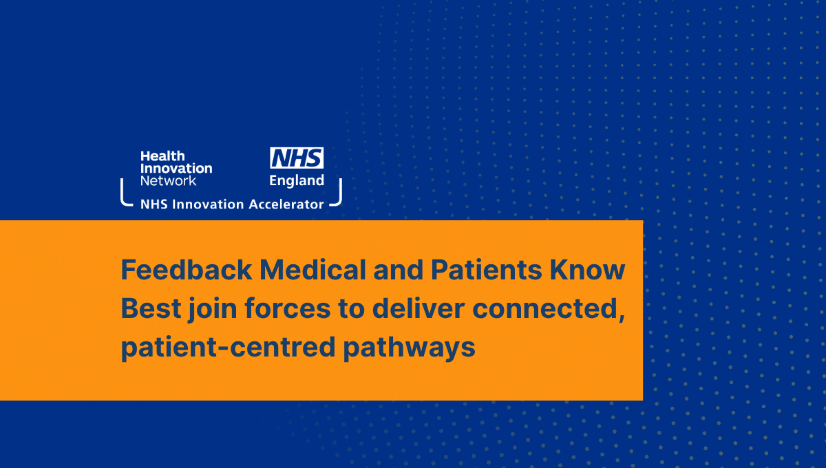 Innovations join forces to deliver connected, patient-centred pathways